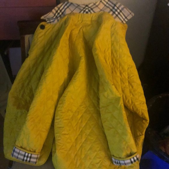Burberry | Jackets & Coats | Yellow Authentic Burberry Coat | Poshmark